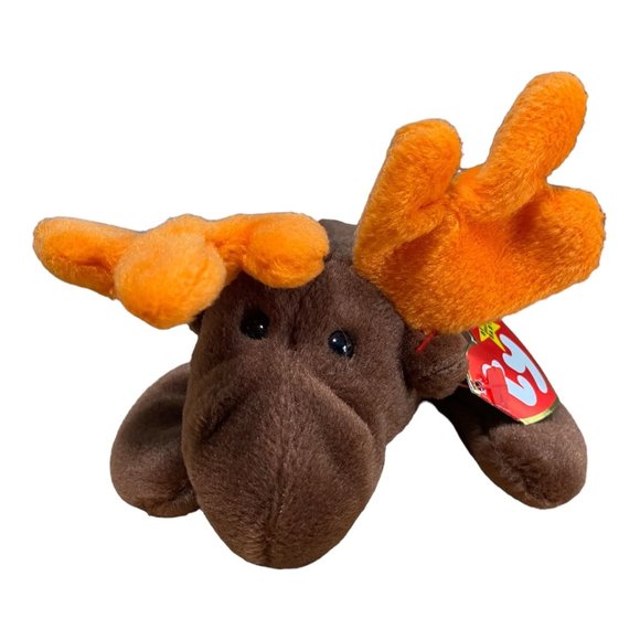 Ty | Toys | Ty Beanie Babies Chocolate Moose Plush Stuffed Animal Hang ...